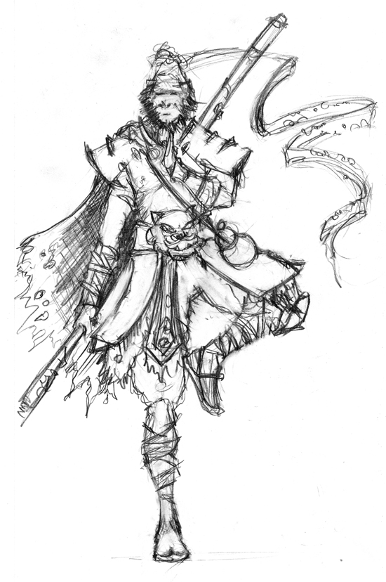 How to Draw the Monkey King (Sun Wukong) in Illustrator | Adobe Illustrator